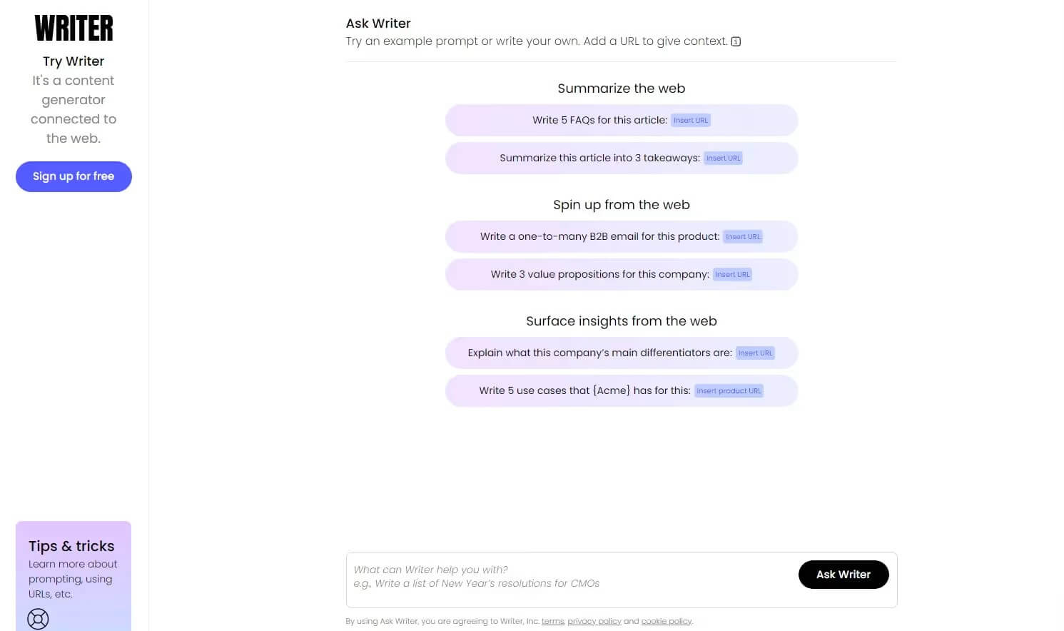 Check Out Ask Writer AI - Your Online Writing Buddy