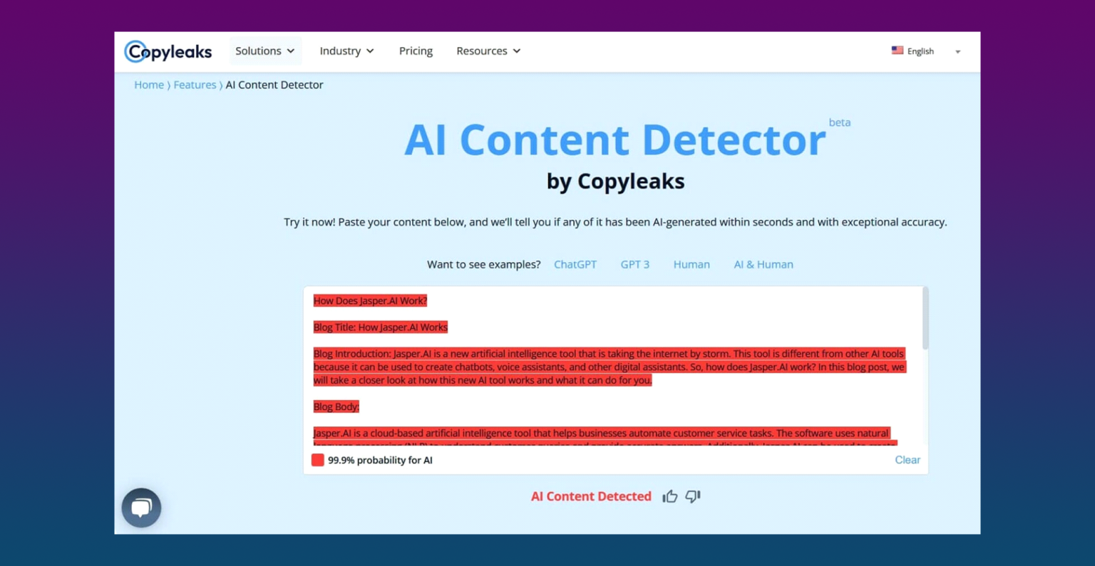Copyleaks Ai Content Detector Review Does It Detect Ai
