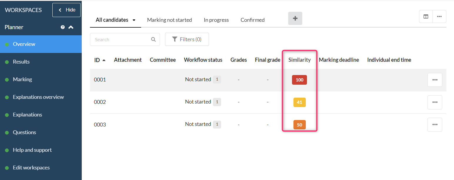 Turnitin Similarity Test