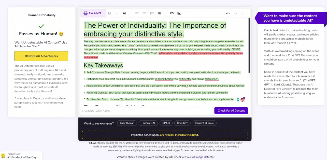 Stealth Writer – Can AI Detectors Catch it?